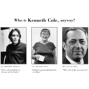 Searching for Recognition | Kenneth Cole