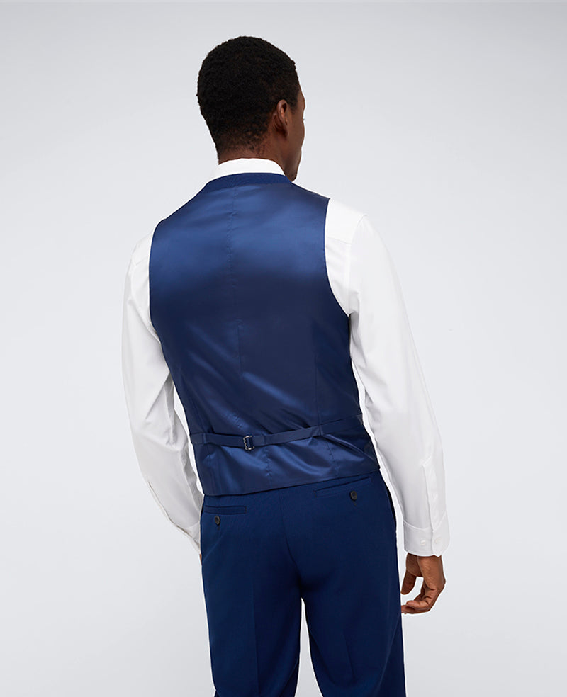 Shop Blue Slim-Fit Suit Vest for Men – Kenneth Cole Reaction