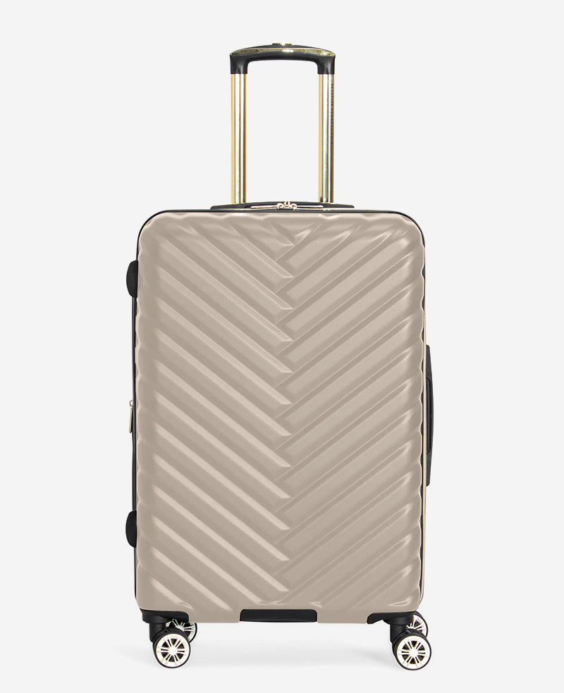 Madison Square Chevron Hard-Side Suitcase, Expandable | KC
