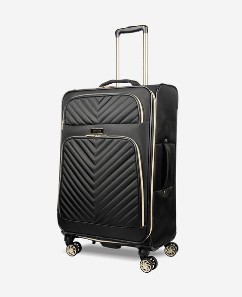 Chelsea Chevron Quilted Expandable Suitcase | Kenneth Cole