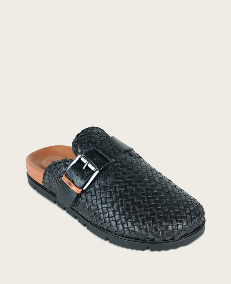 Gentle Souls Brantley Woven Leather Mule | Kenneth Cole