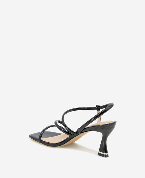 Black Patent Strappy Heels – Dreama Sandal | Kenneth Cole