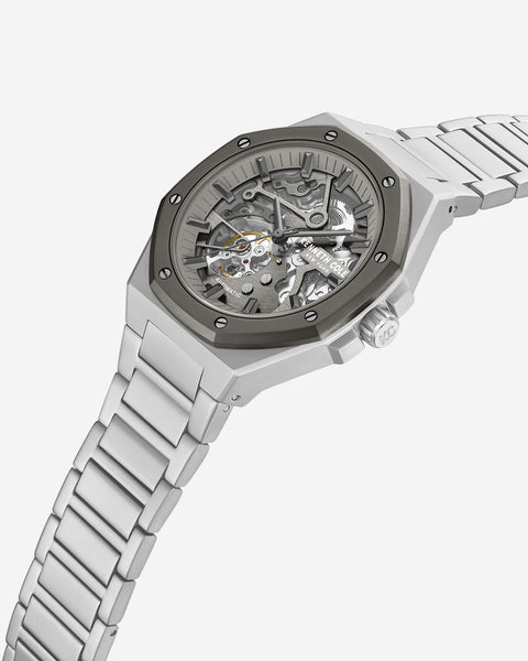 Men’s Octagonal Skeleton Watch – Gunmetal | Kenneth Cole