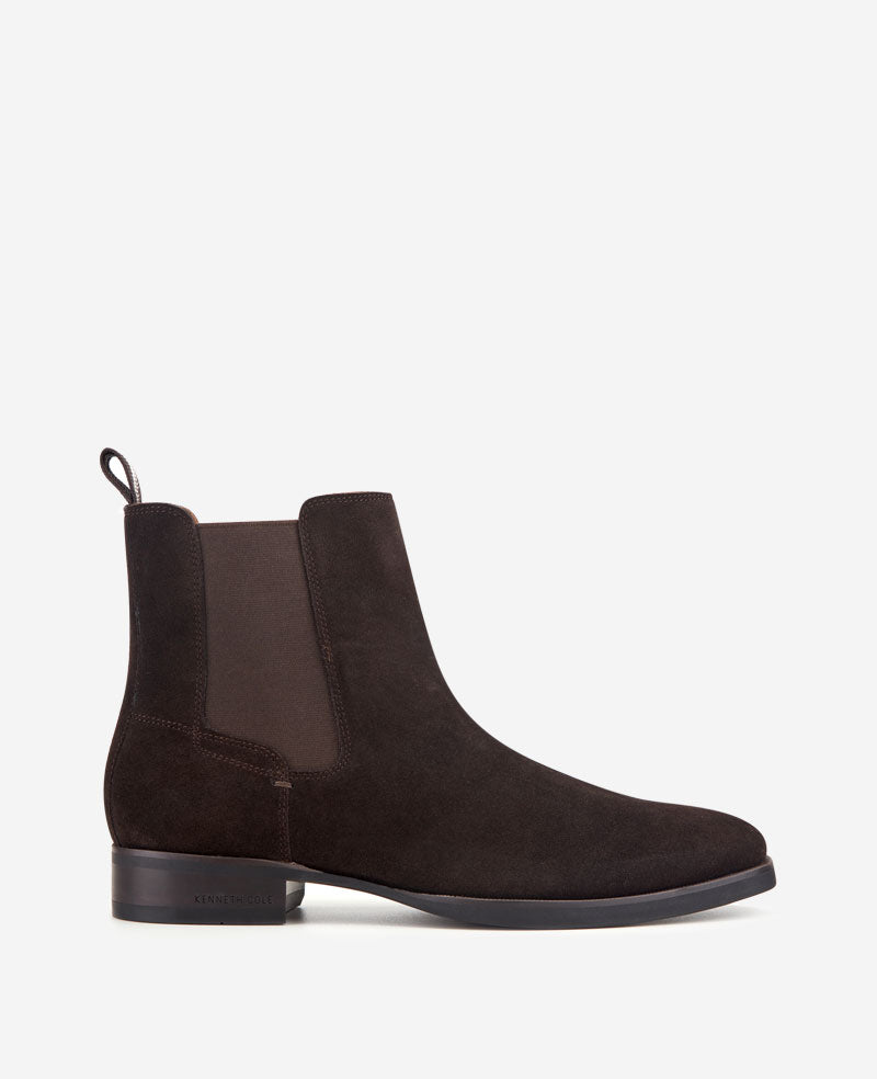 Raymond Suede Chelsea Boot for Men, Mocha | Kenneth Cole