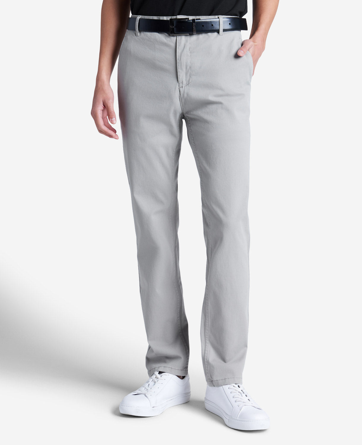 Shop Men’s Slim-Fit Tech Chino – Grey | Kenneth Cole