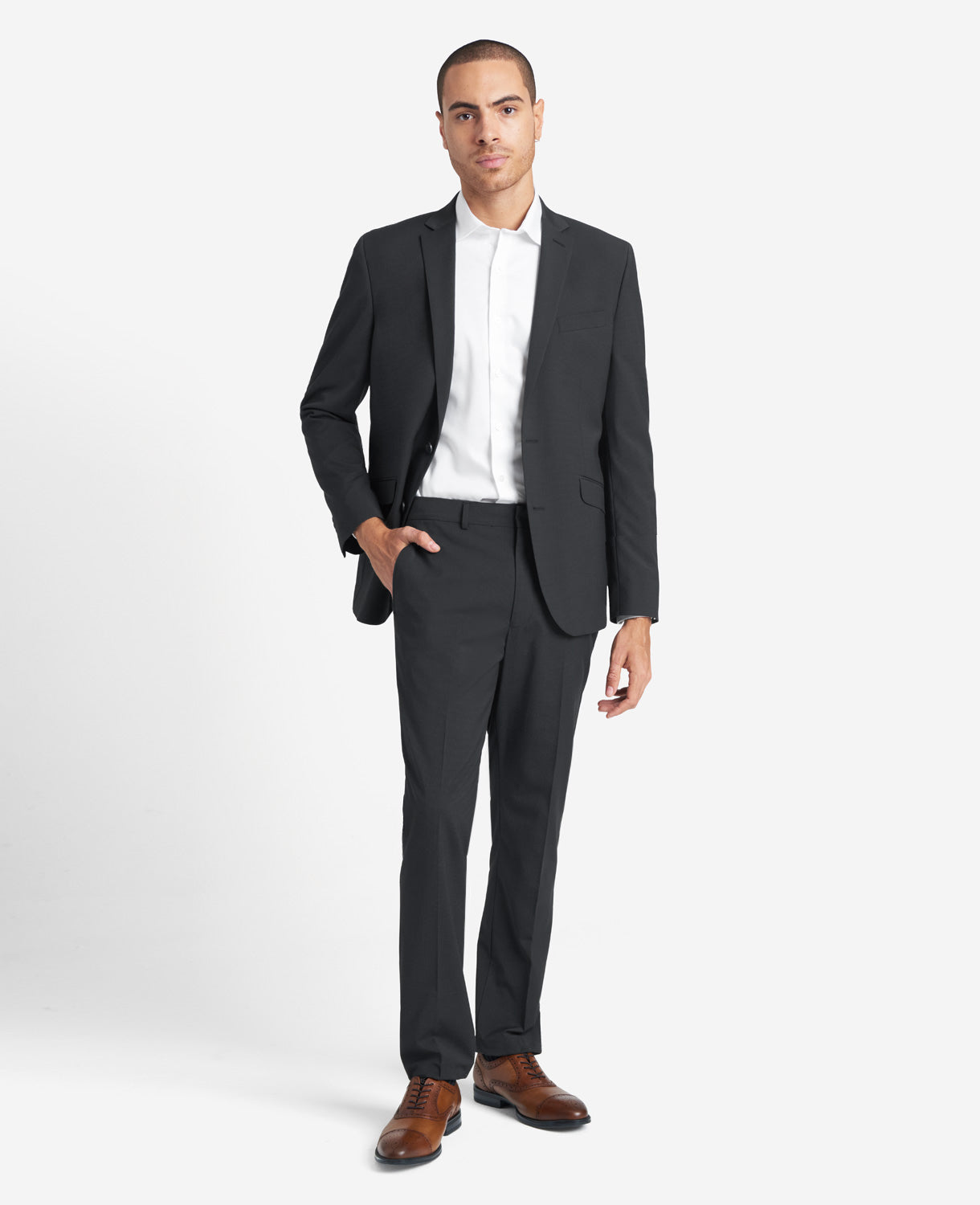 Shop Gunmetal Slim-Fit Suit Jacket for Men – Kenneth Cole