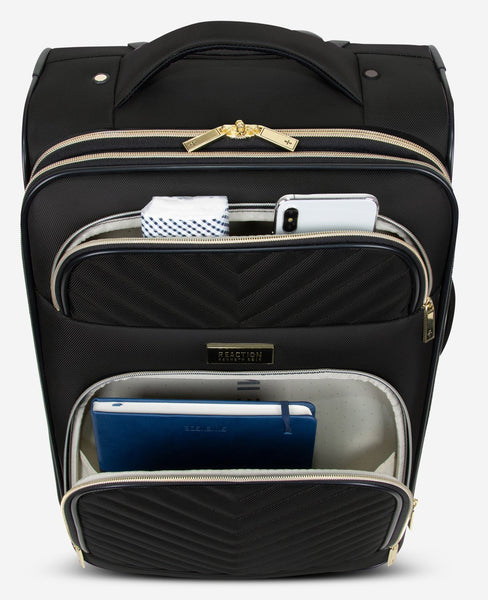 Chelsea Chevron Quilted Expandable Suitcase | Kenneth Cole