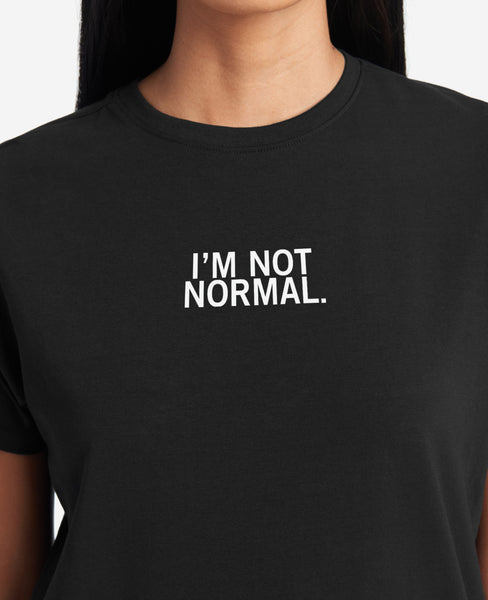 Shop I'm Not Normal Tee – Black Unisex | Kenneth Cole