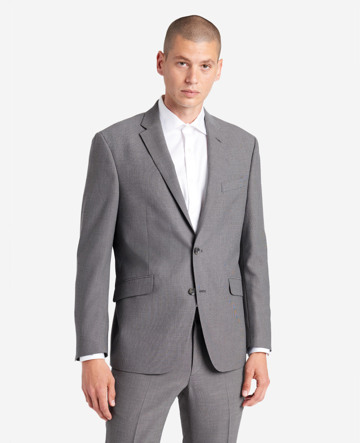 Shop Silver Slim-Fit Stretch Suit Jacket, Men – Kenneth Cole