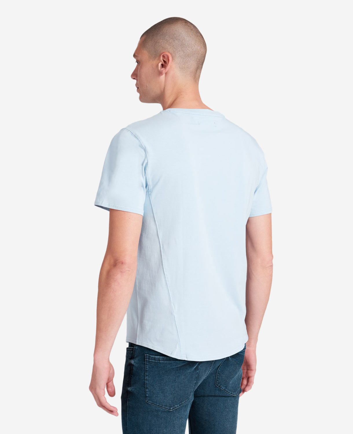 Light Blue Performance Crew Neck T-Shirt – Kenneth Cole