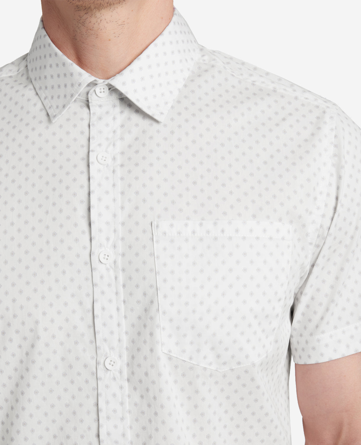 Shop Men’s Printed Short Sleeve Button-Down Shirt | KC
