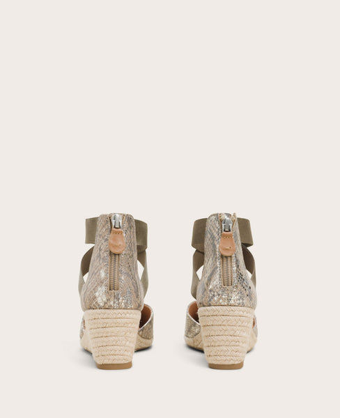 Orya Snake Espadrille Wedge – Women’s Closed-Toe Fit | KC